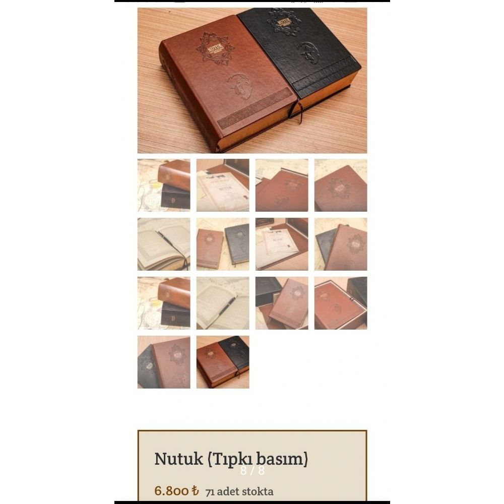 NUTUK TIPKI BASIM KOLEKSİYON - hepsiantika.com NUTUK TIPKI BASIM KOLEKSİYON - hepsiantika.com